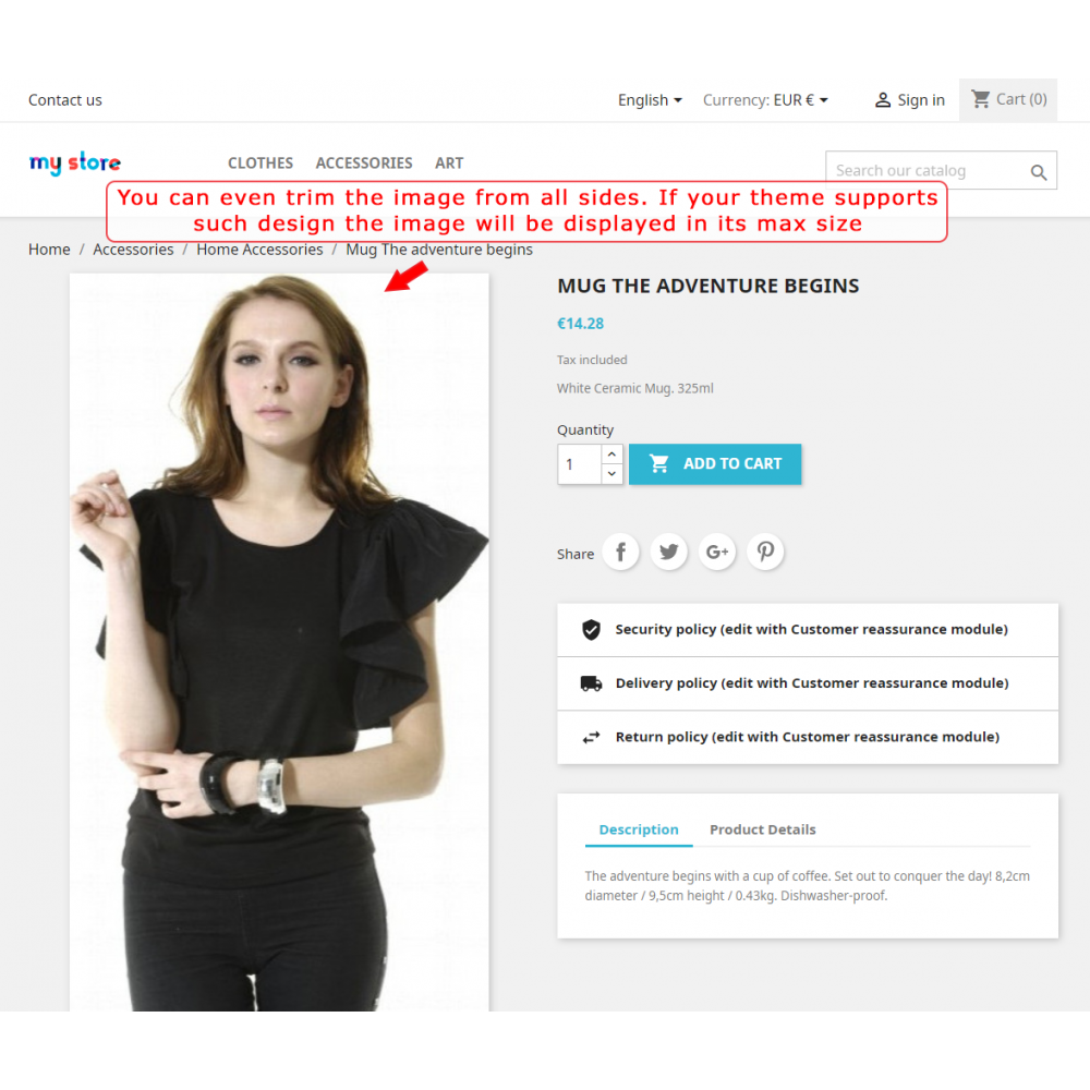 Automatic image trimming and cropping - PrestaShop module