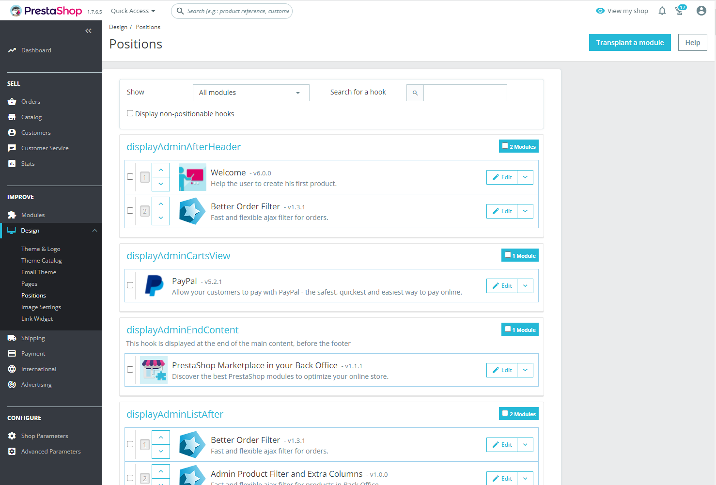 How To Change Order Of Modules In A Hook In PrestaShop PrestaShop